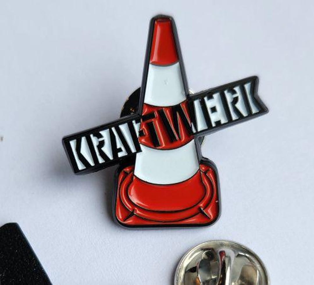 Kraftwerk Pylon/cone Pin (max.dim 25mm) Enamel Metal Lapel Pin Badge ...