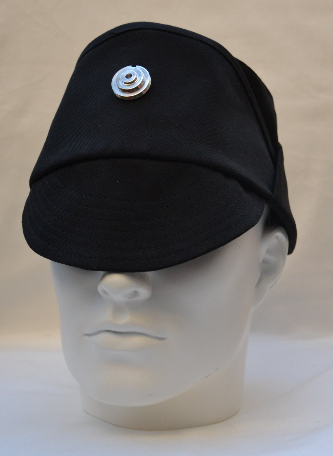 Imperial Cap/hat (acc. CRL Black Gaberdine) Imperiale Kappe Fits for ...