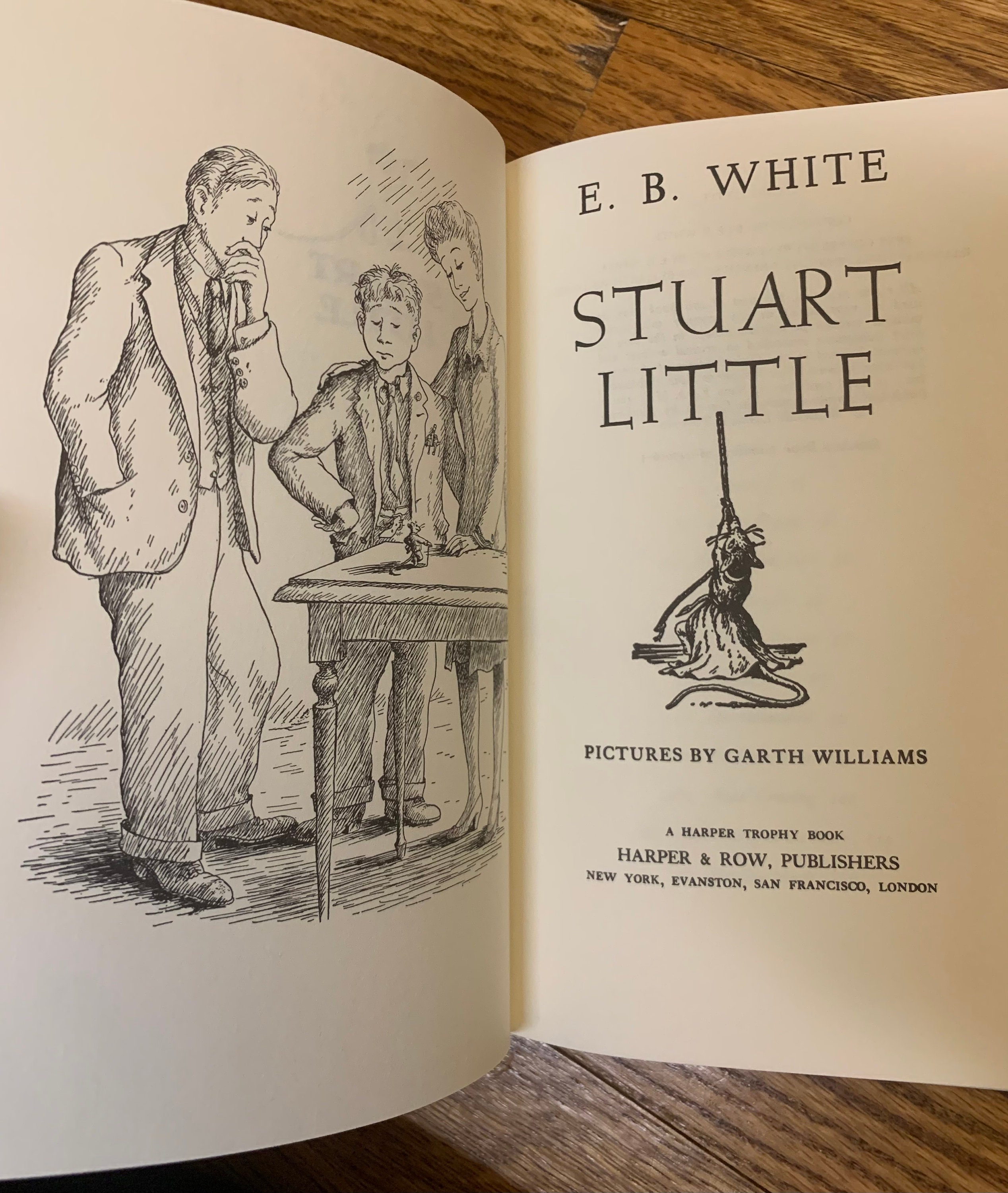 Vintage Book Stuart Little by E.b.white Pictures by Garth - Etsy