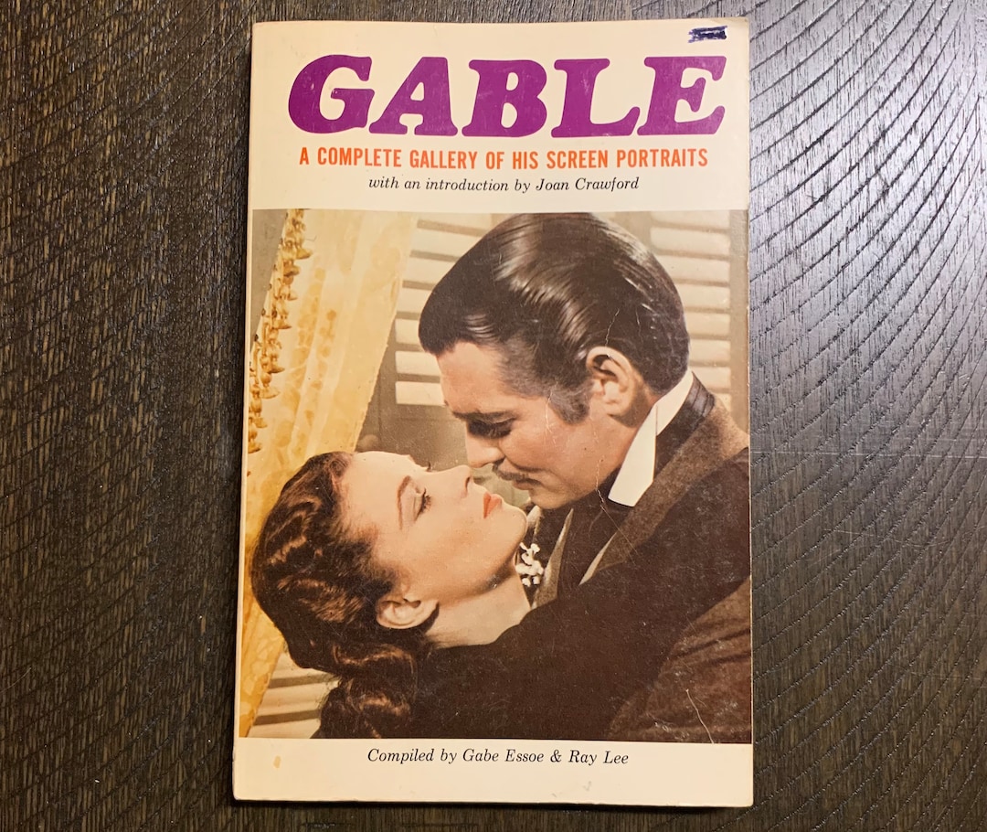 Vintage Book Gable a Complete Gallery of His Screen - Etsy