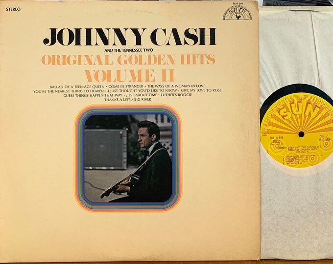 Vintage Vinyl Johnny Cash, Original Golden Hits, Vol.2, Sun Records ...