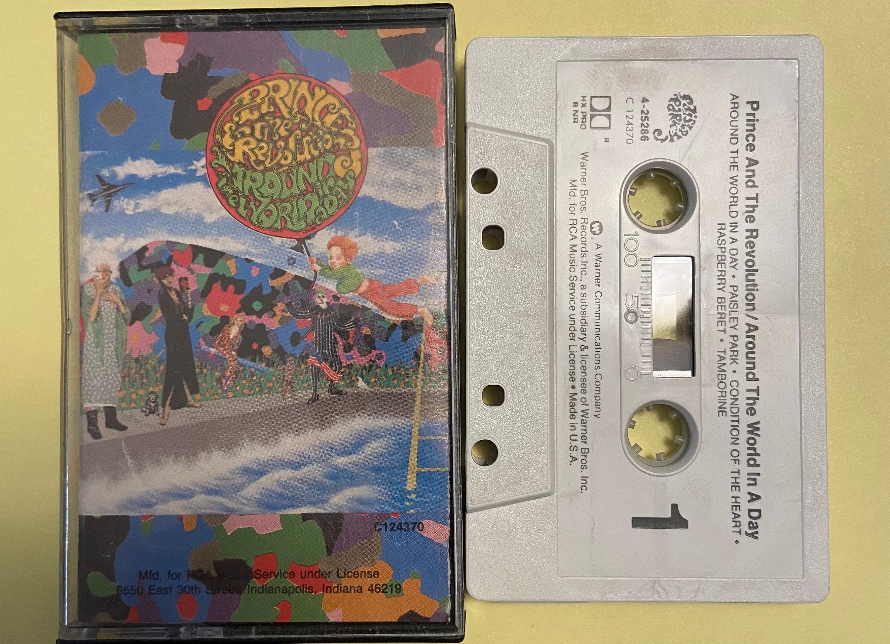 Vintage Cassette Tape Prince and the Revolution, Around the World in a ...
