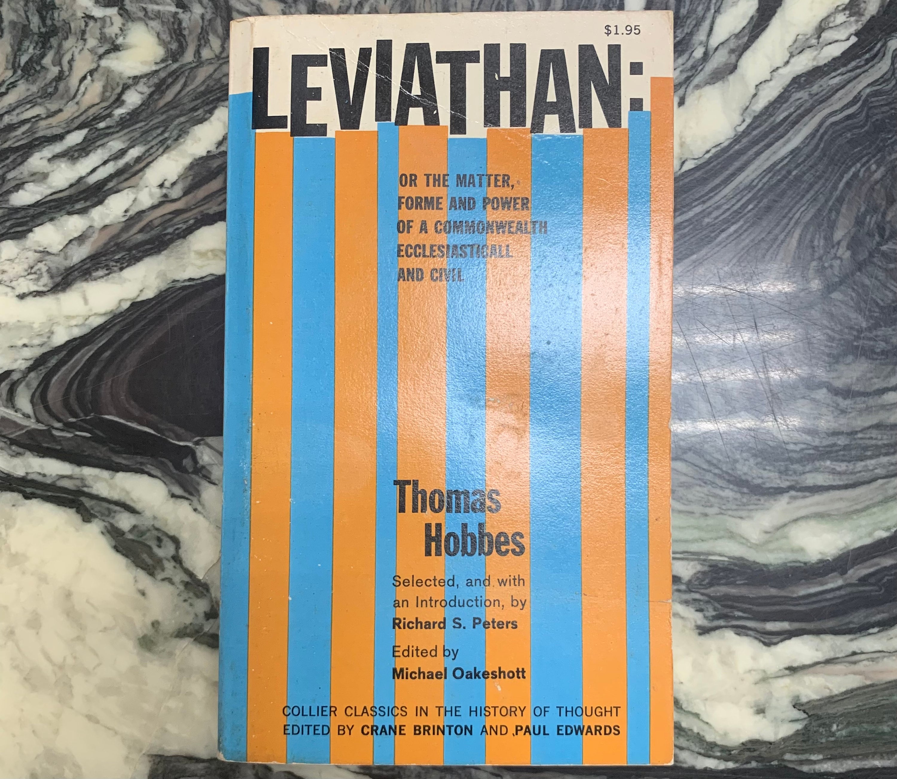 Thomas Hobbes Leviathan Book Cover