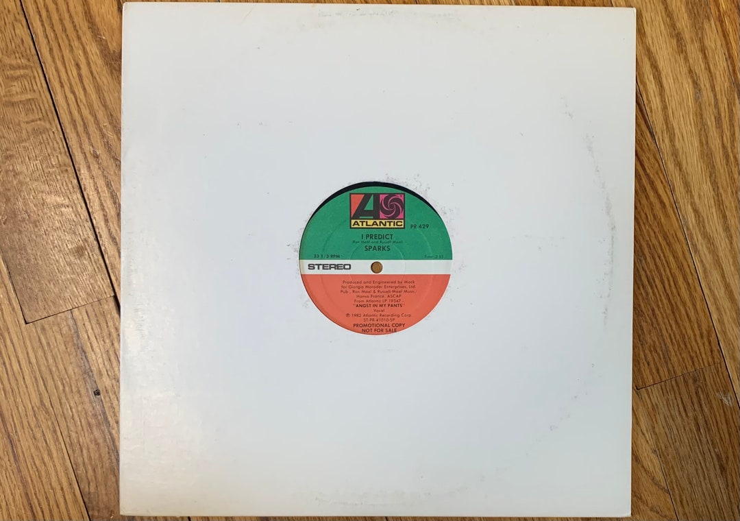 Vintage Vinyl Sparks, I Predict, From the Album against in My Pants, 12 ...