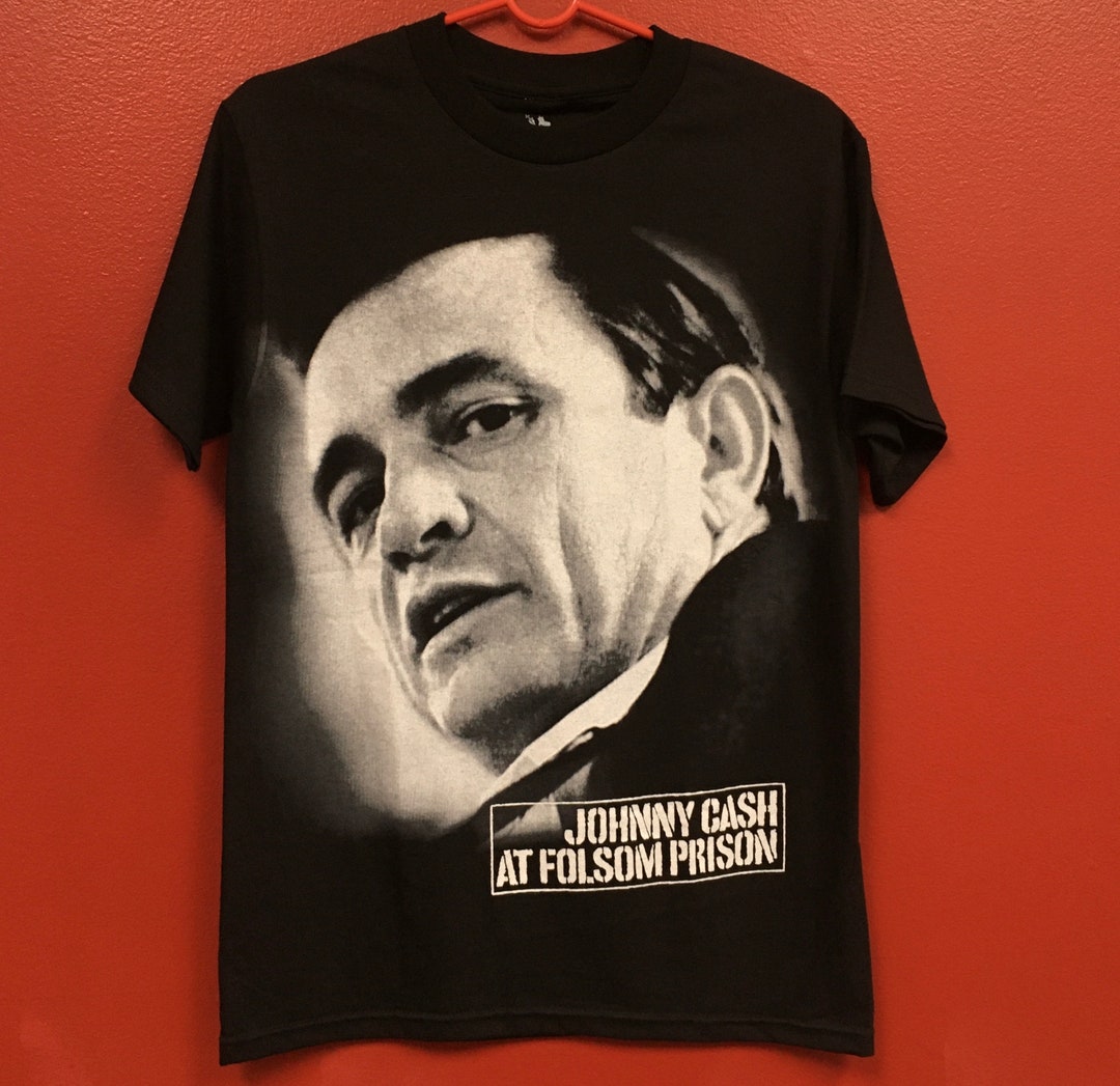 Mens T-shirt, Johnny Cash, at Folsom Prison, 2XL Size, New Without Tag ...