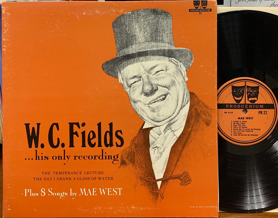 Vintage Vinyl W.C. Fields His Only Readings and 8 Songs by - Etsy