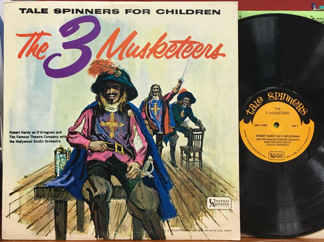 Vintage Vinyl the 3 Musketeers United Artists Tale - Etsy