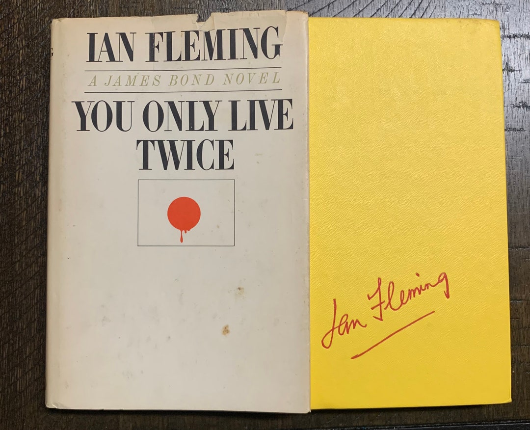 Vintage Book Ian Fleming You Only Live Twice New American - Etsy