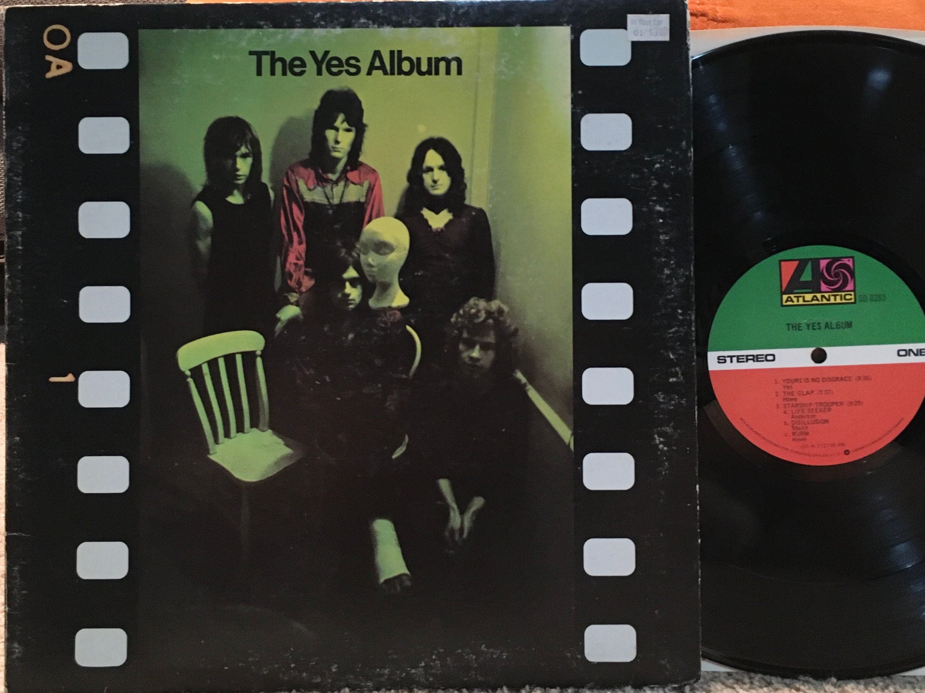 Vintage Vinyl Yes The Yes Album Atlantic Steve Howe Jon | Etsy