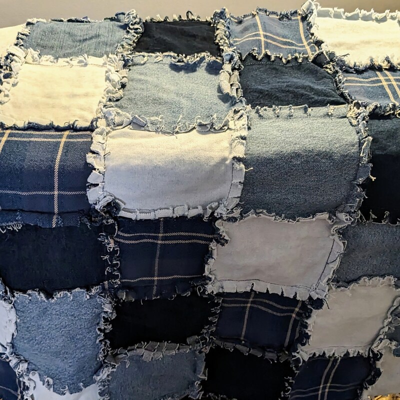 Denim Rag Quilt - Etsy