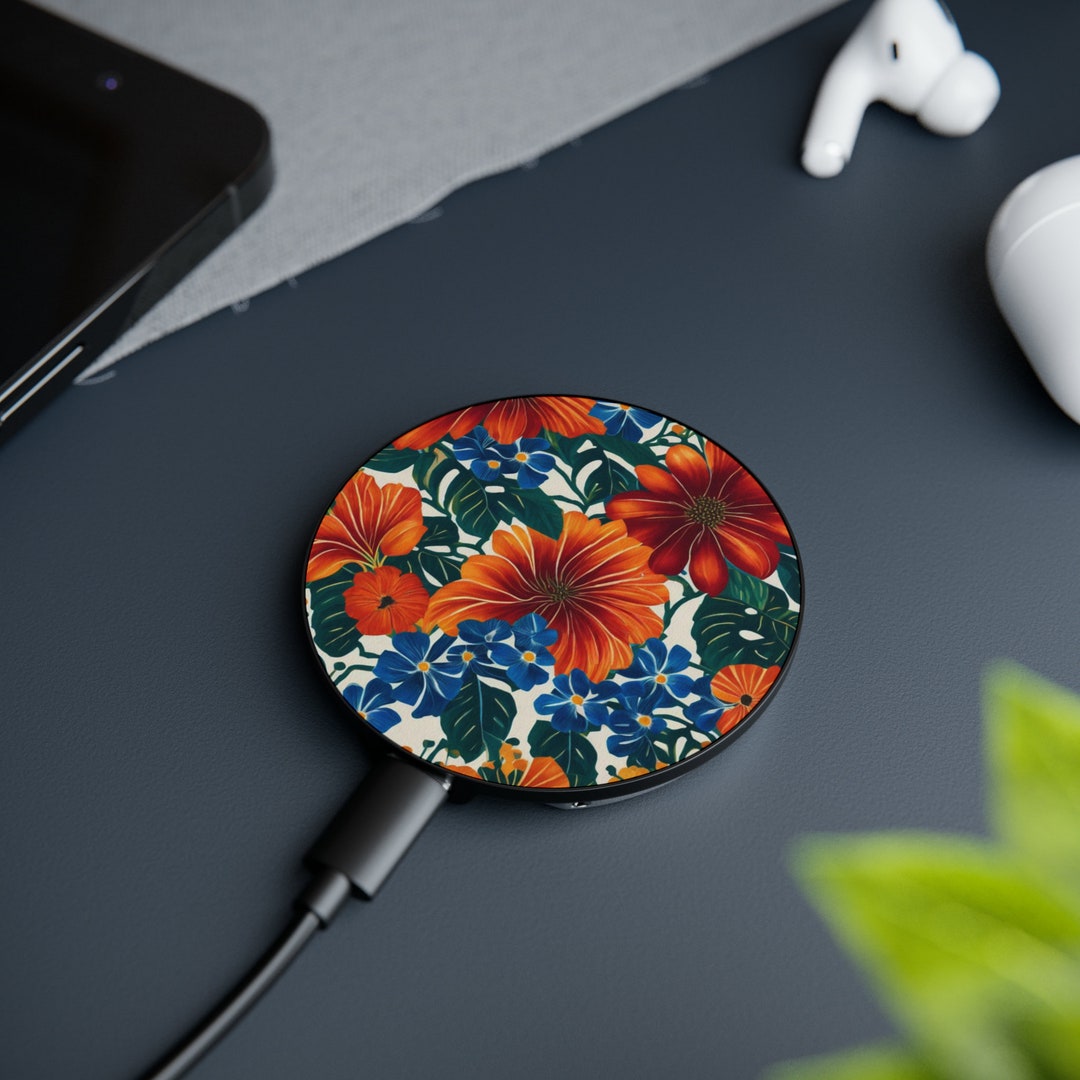 Island Bloom Fiesta Magnetic Induction Charger - Etsy