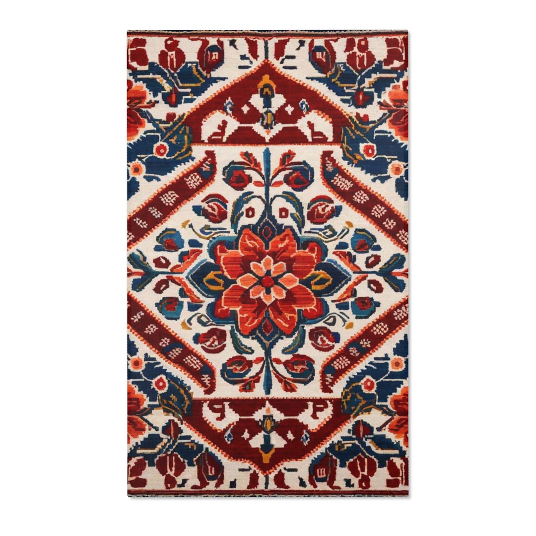 Traditional Bosnian Floral Motif Area Rugs - Etsy