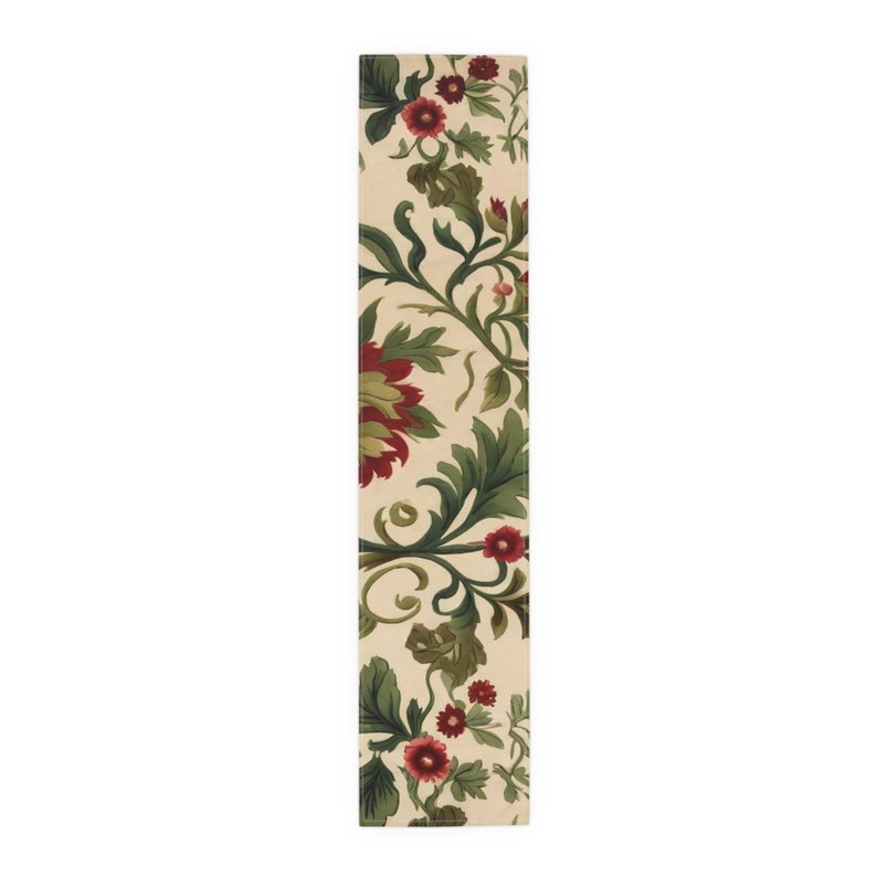 Tuscan Floral Vibrance Table Runner cotton, Poly - Etsy