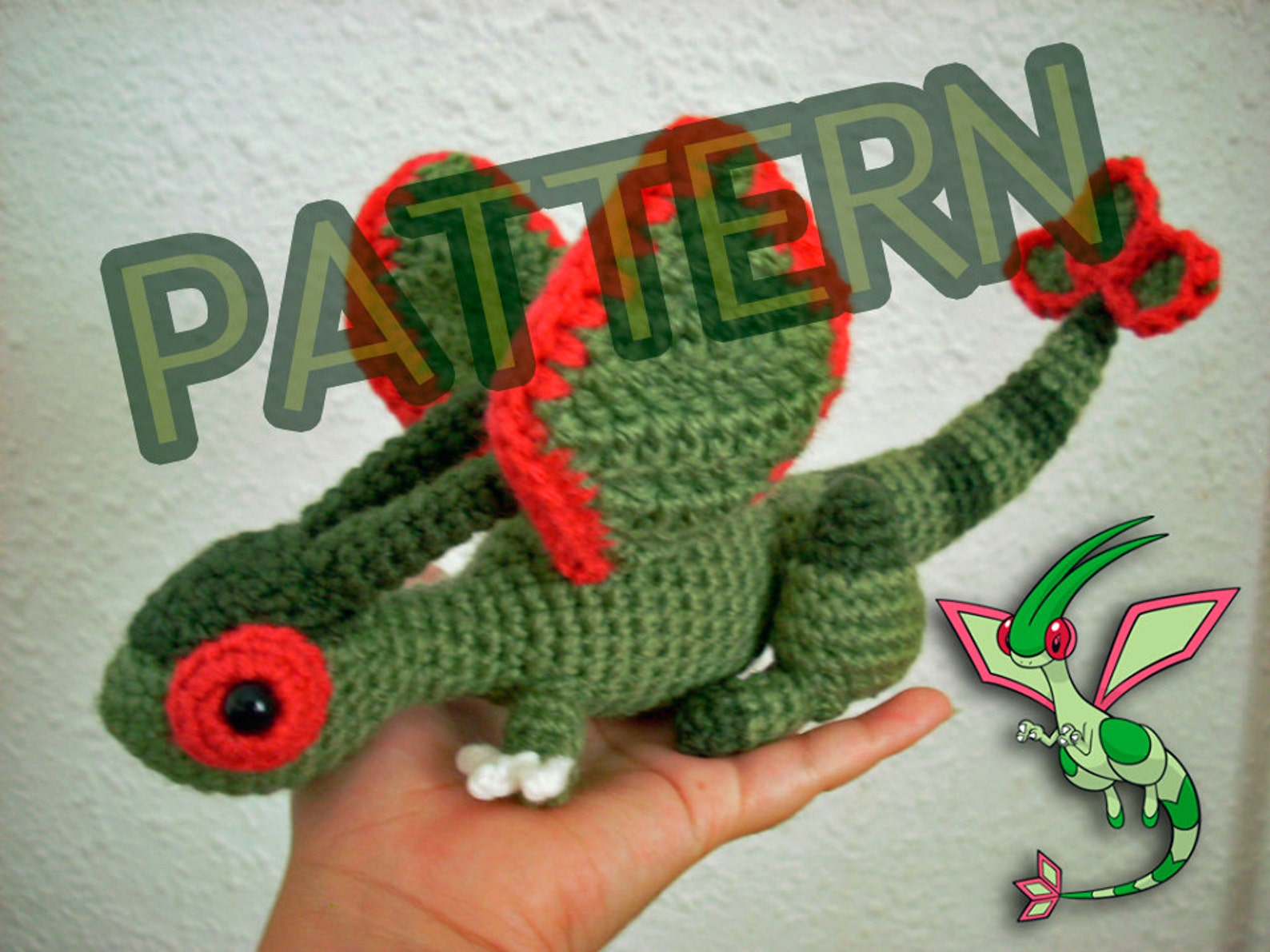 PATTERN for Flygon Amigurumi - Etsy
