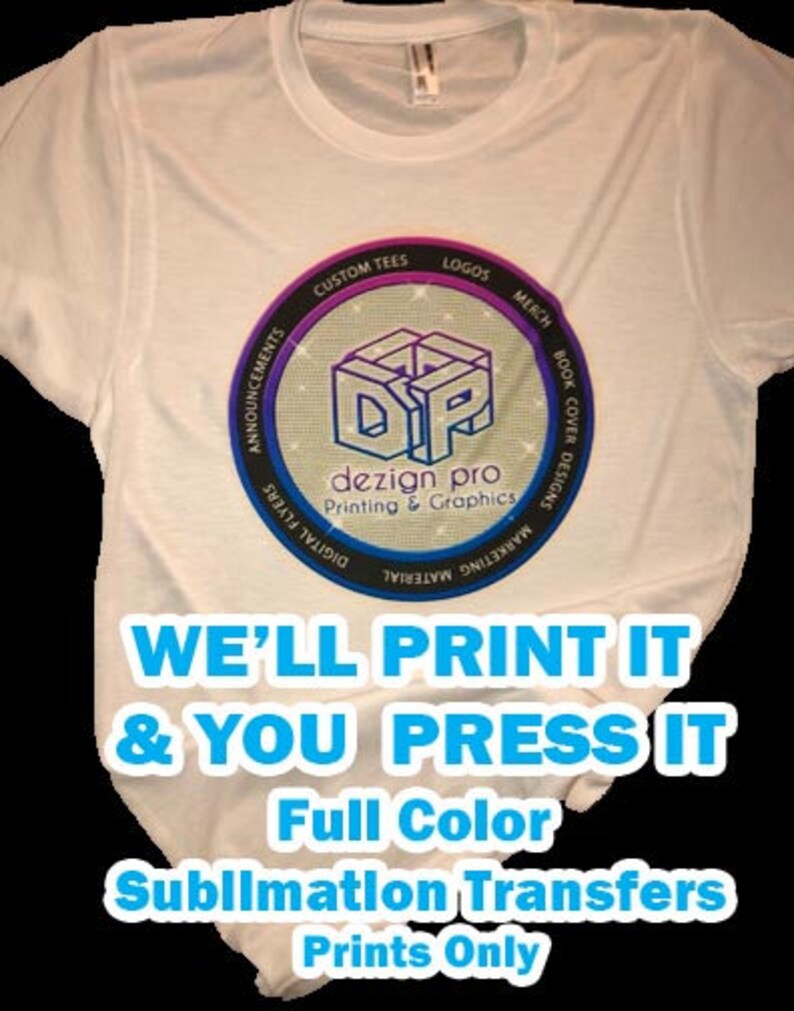 Custom Made Ready to Print Sublimation Transfer - Etsy