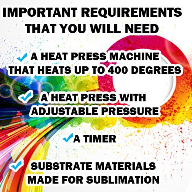 Custom Made Ready to Print Sublimation Transfer - Etsy