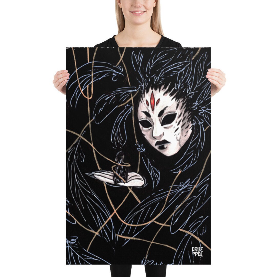 Champion of the Raven Queen Poster - Etsy