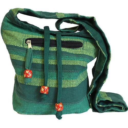 Nepal Cotton Sling Bag: Adjustable Strap, Multiple Pockets (delivery ...