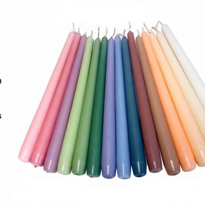 Pastel Color Candles - Etsy UK