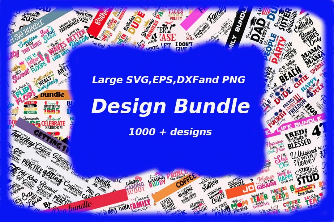 1000 Digital Design Bundle - Etsy