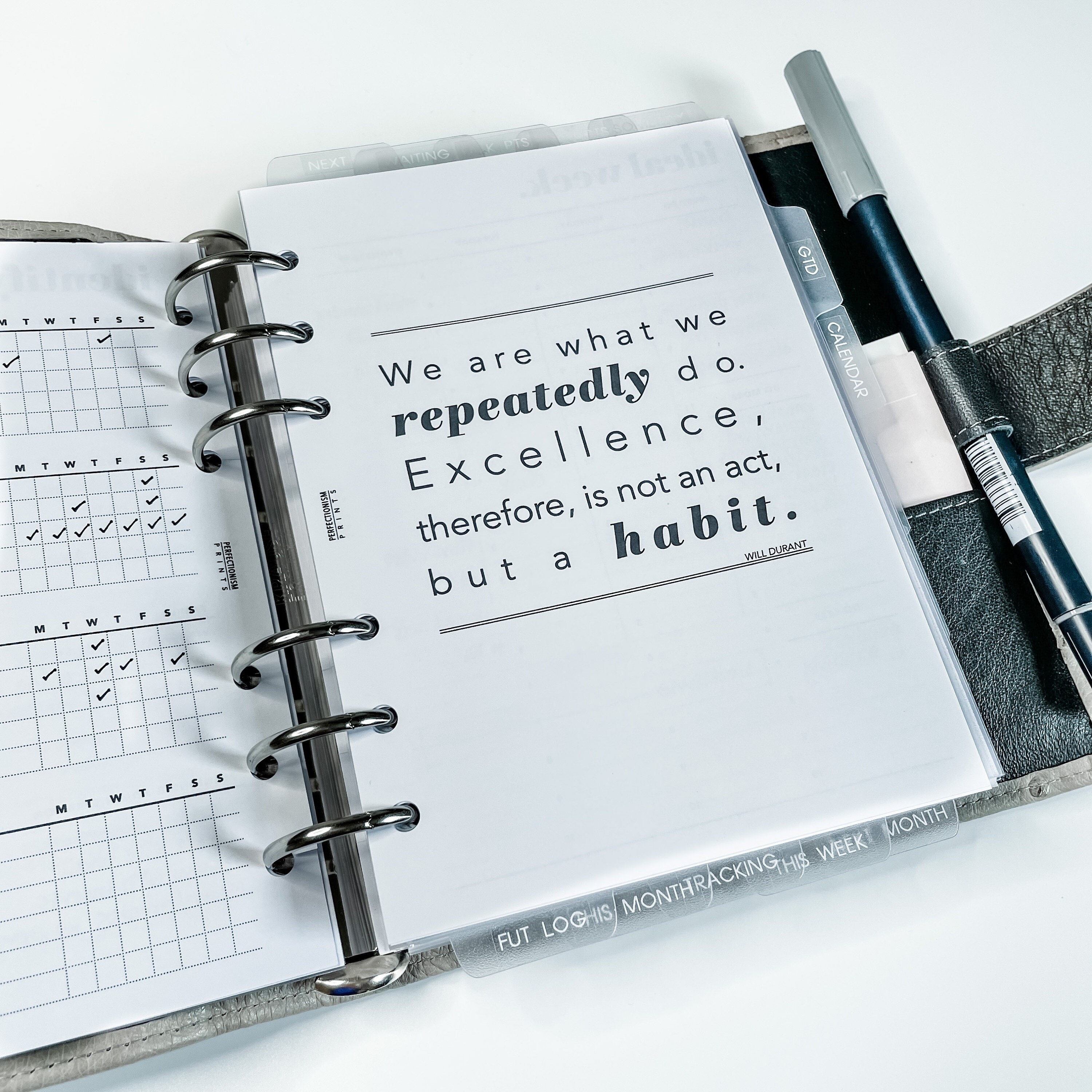 HP MINI Ideal Week Bundle PRINTABLE Planner Insert Monday - Etsy