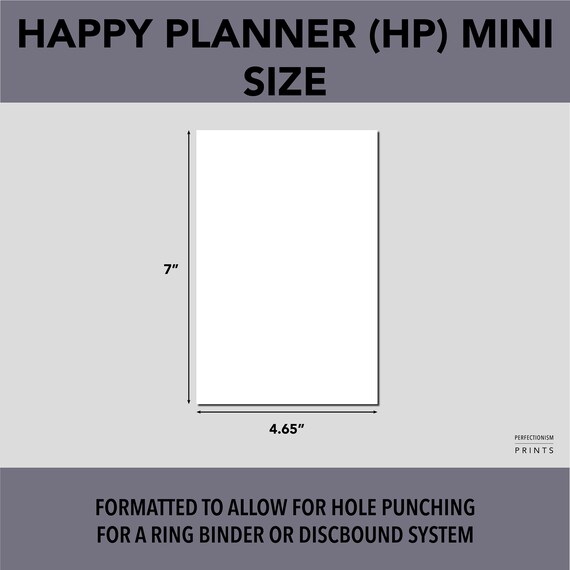 Paper Calendars & Planners NEW Mini HP PRINTABLE Quadrant Task List ...
