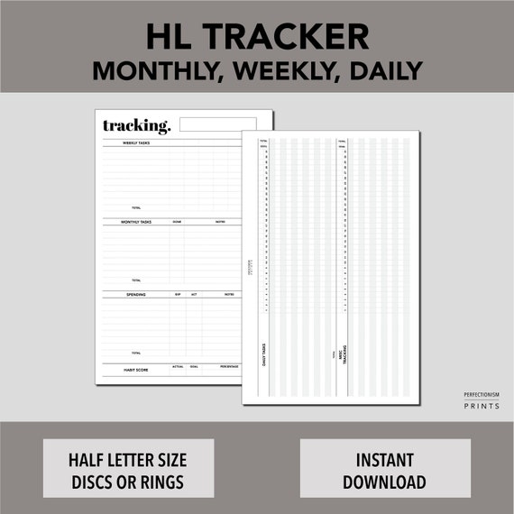 Paper & Party Supplies Calendars & Planners Half-Letter Inserts ...