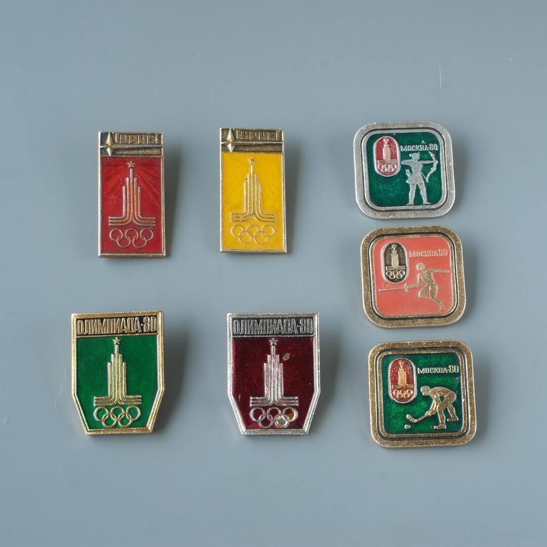 Vintage Pins, Olympic Games Moscow 80s, Moscow Olympics 1980s ...