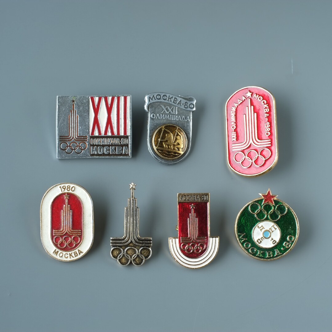 Vintage Pins, Olympic Games Moscow 80s, Moscow Olympics 1980s ...