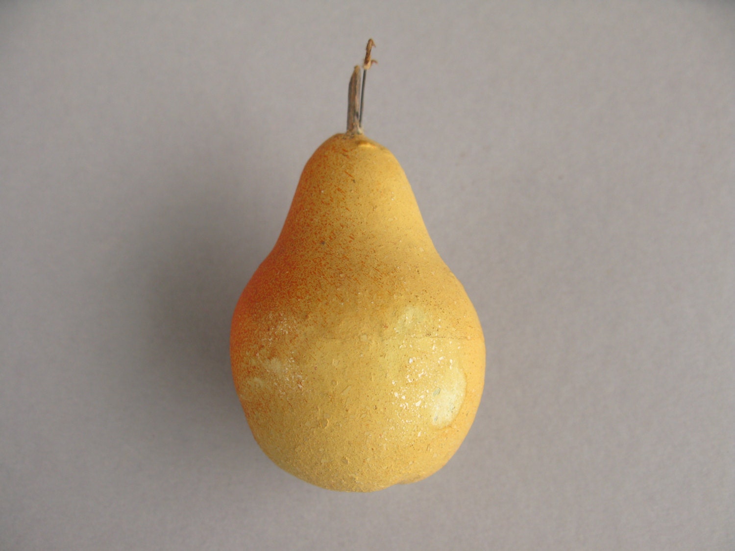 Vintage Papier-mache Christmas Pear, Christmas Decor, Christmas ...