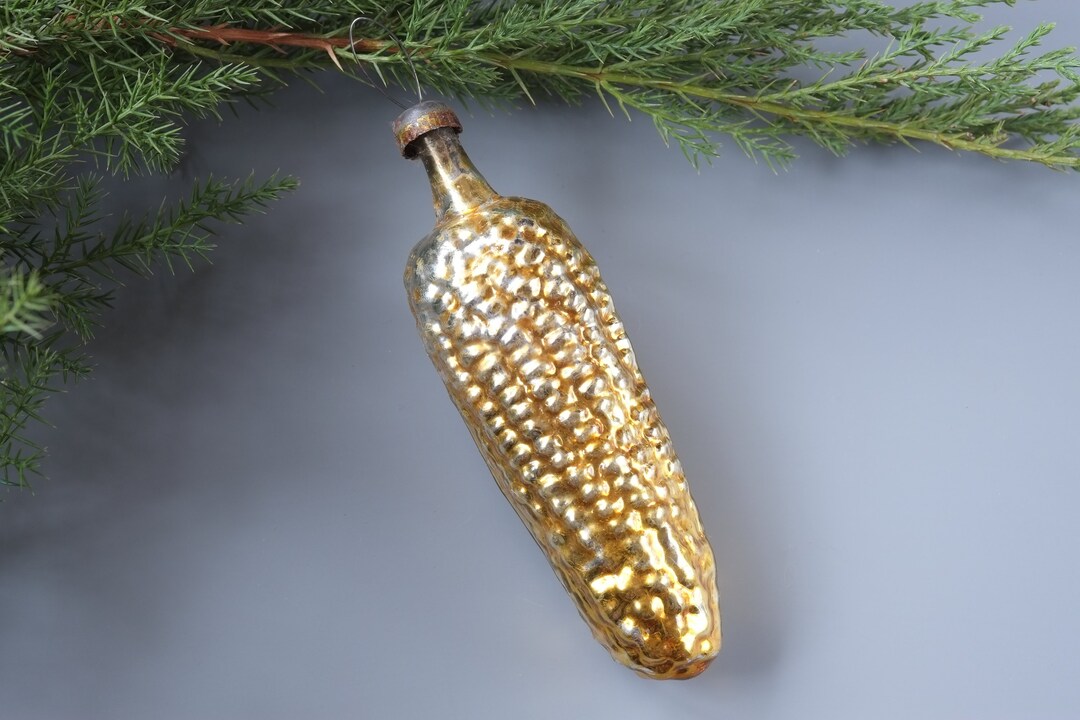 Vintage Glass Christmas Corn Christmas Decor Glass Corn - Etsy