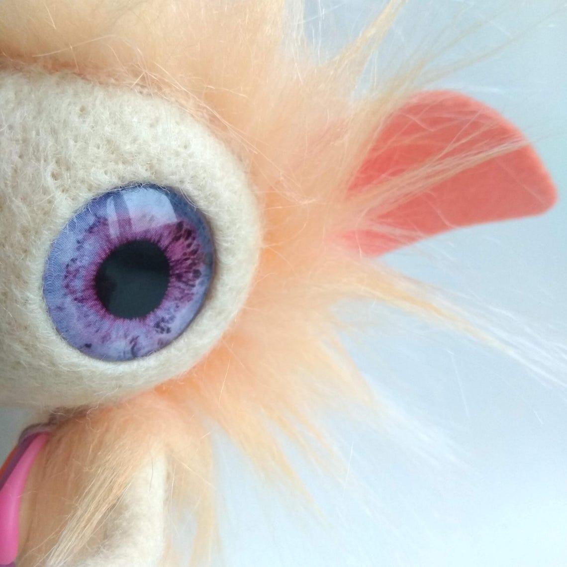 Needle Felted Cloud Painter Spirit, Posable Fantasy Creature Home Decor ...