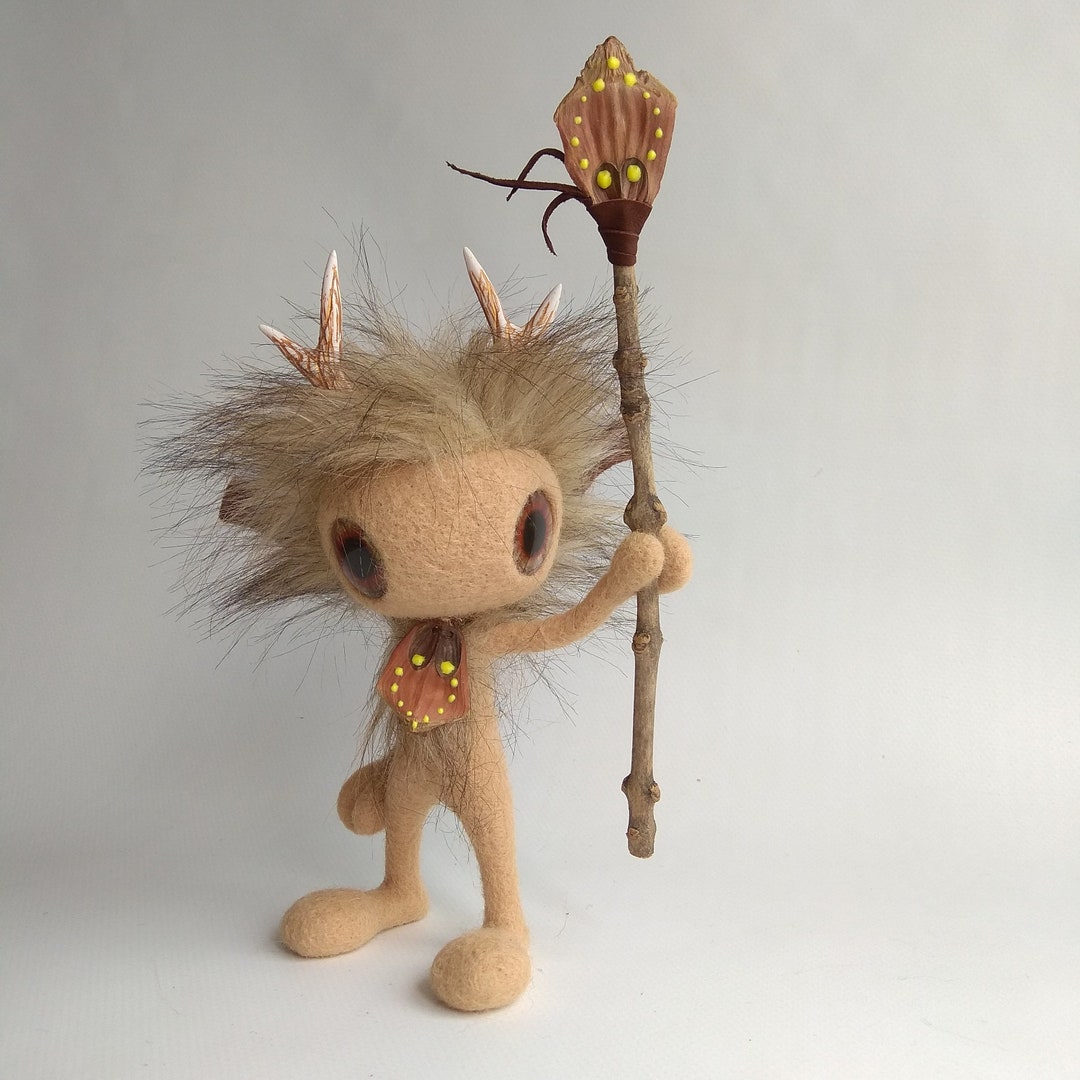 Forest Spirit, Guardian of Pine Trees, Posable Fantasy Creature With ...