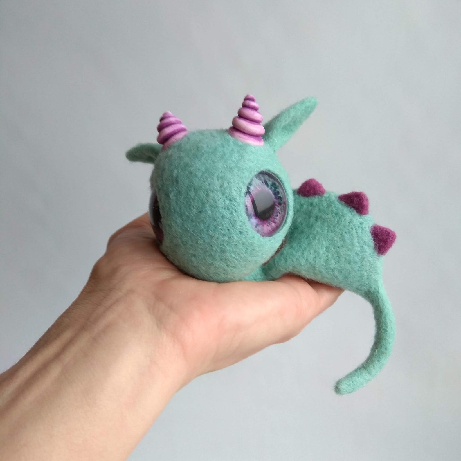 Needle Felted Wool Dragon, Fantasy Art Doll, Home Decor - Etsy