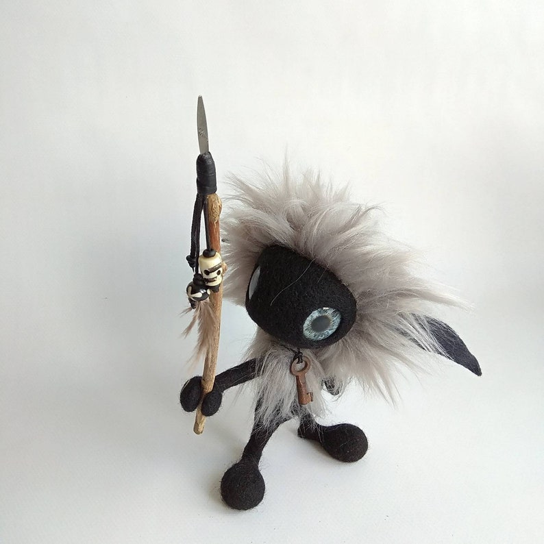 Gatekeeper Spirit Needle Felted Fantasy Creature Posable - Etsy