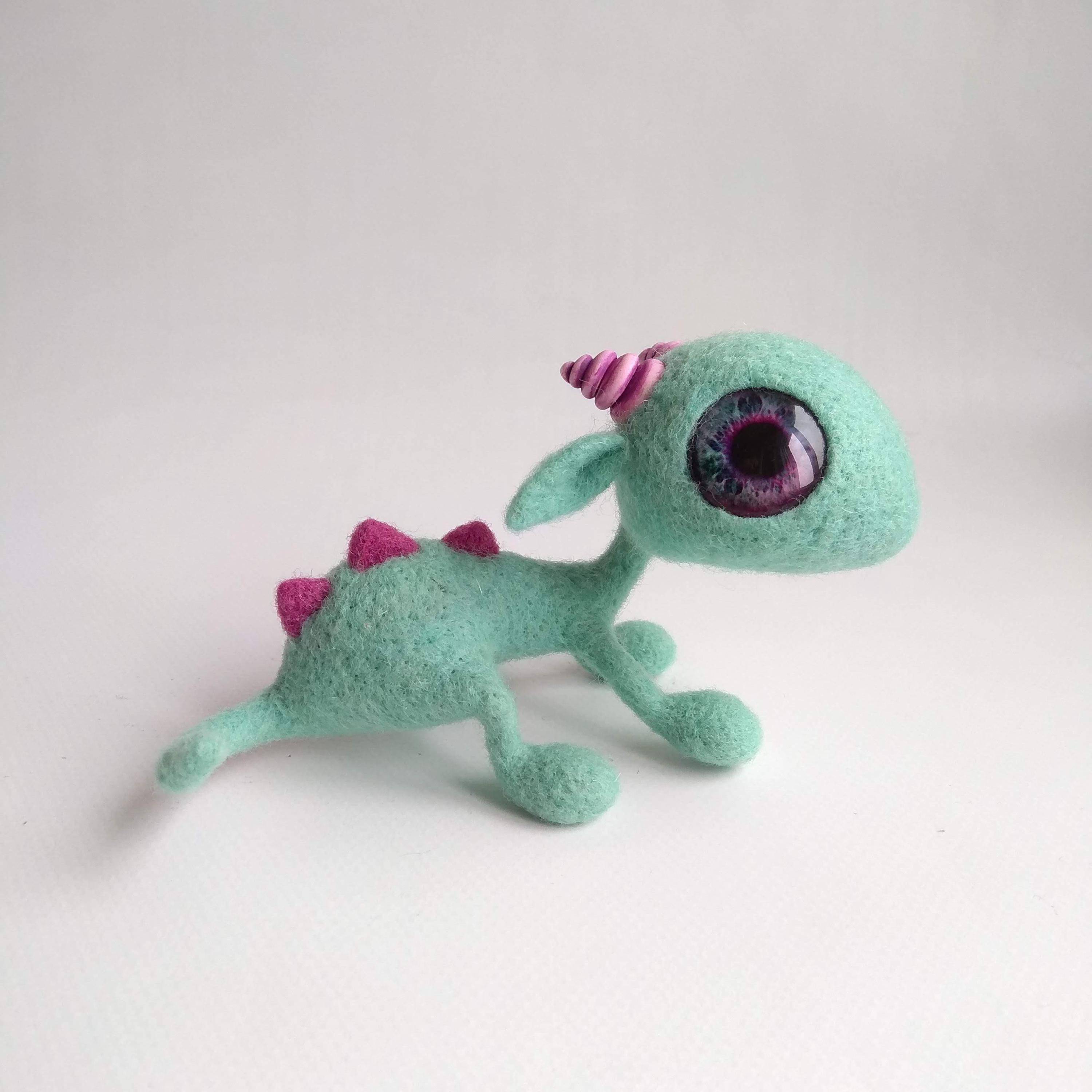 Needle Felted Wool Dragon, Fantasy Art Doll, Home Decor - Etsy