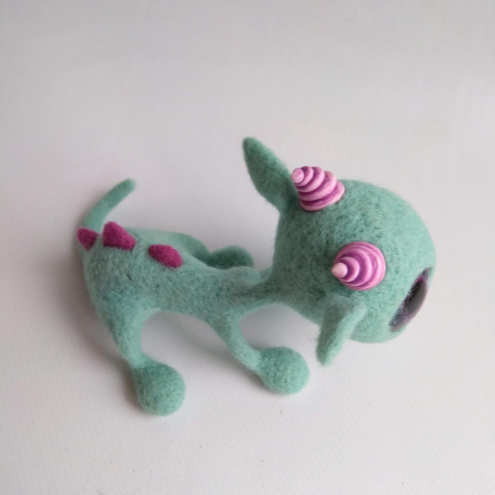 Needle Felted Wool Dragon, Fantasy Art Doll, Home Decor - Etsy
