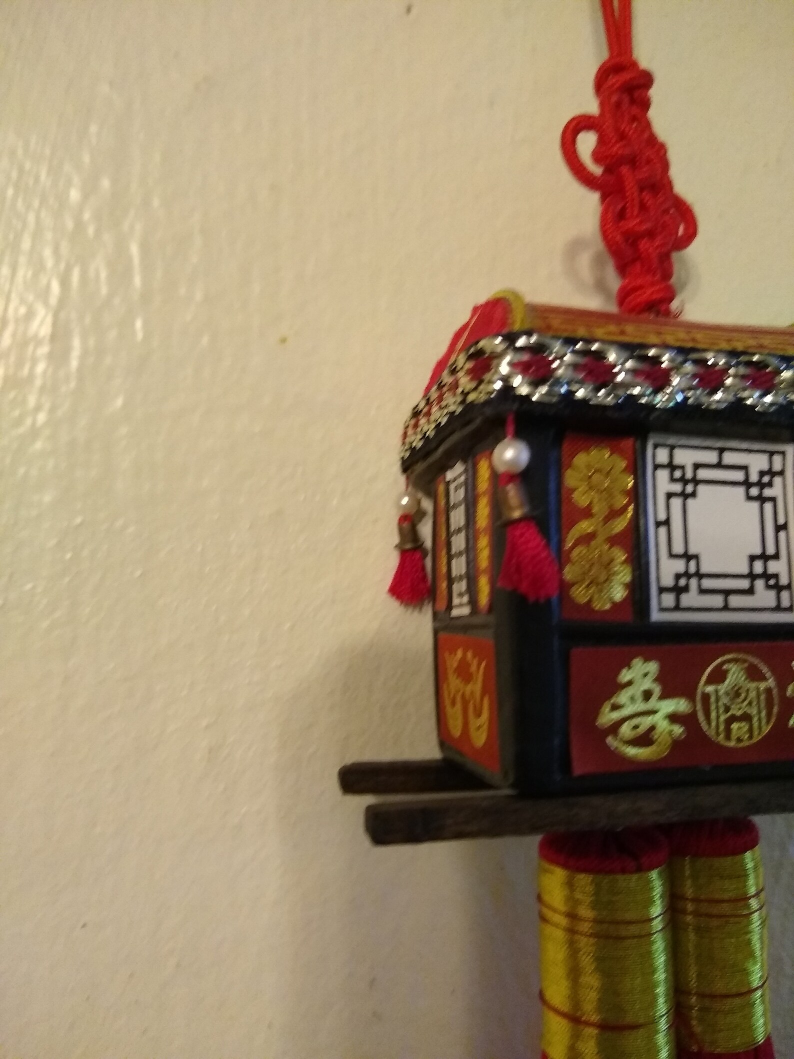 Chinese Wedding Palanquin With Ducks Knot in Red and Gold - Etsy