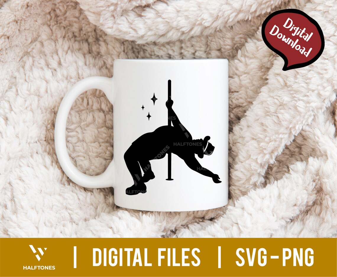 Funny Fat Guy SVG Sexy Lady Svg Cowboy Hat Svg Pole Dance - Etsy