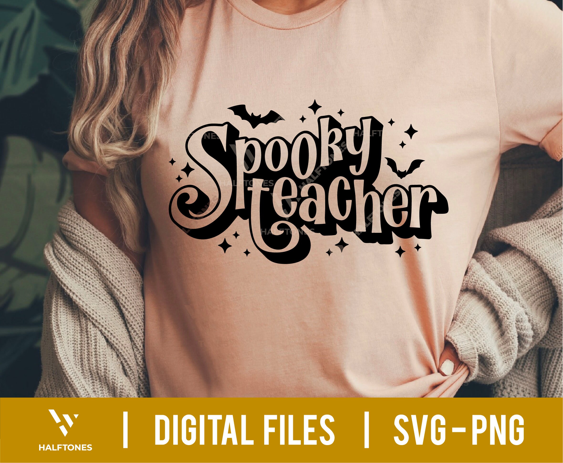 Spooky Teacher SVG Trick or Teach Svg Spooktacular Teacher - Etsy