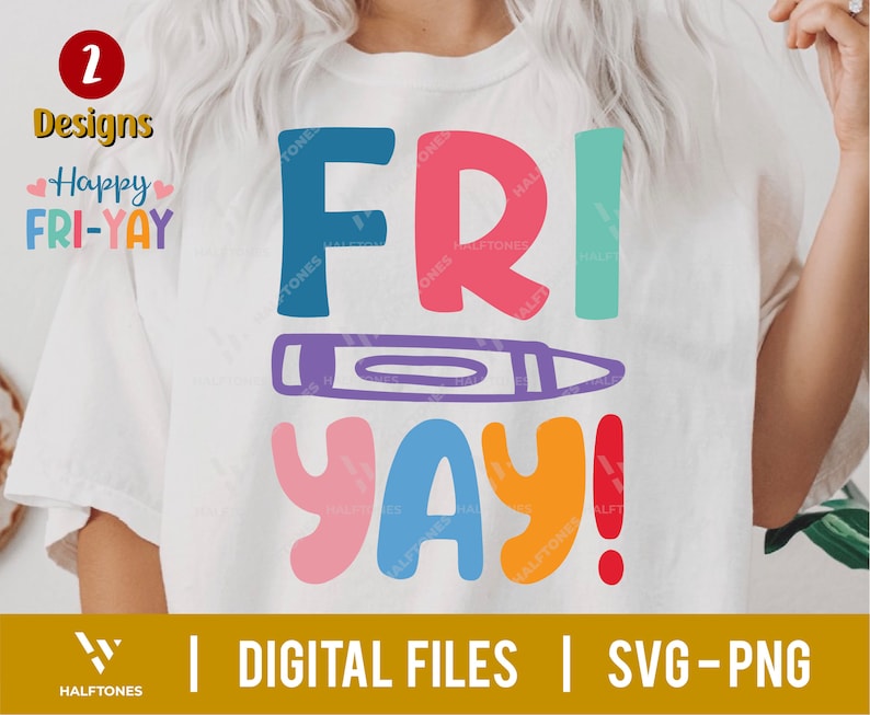 Fri Yay Svg Happy Friyay SVG Teacher TGIF Teacher Life Svg - Etsy
