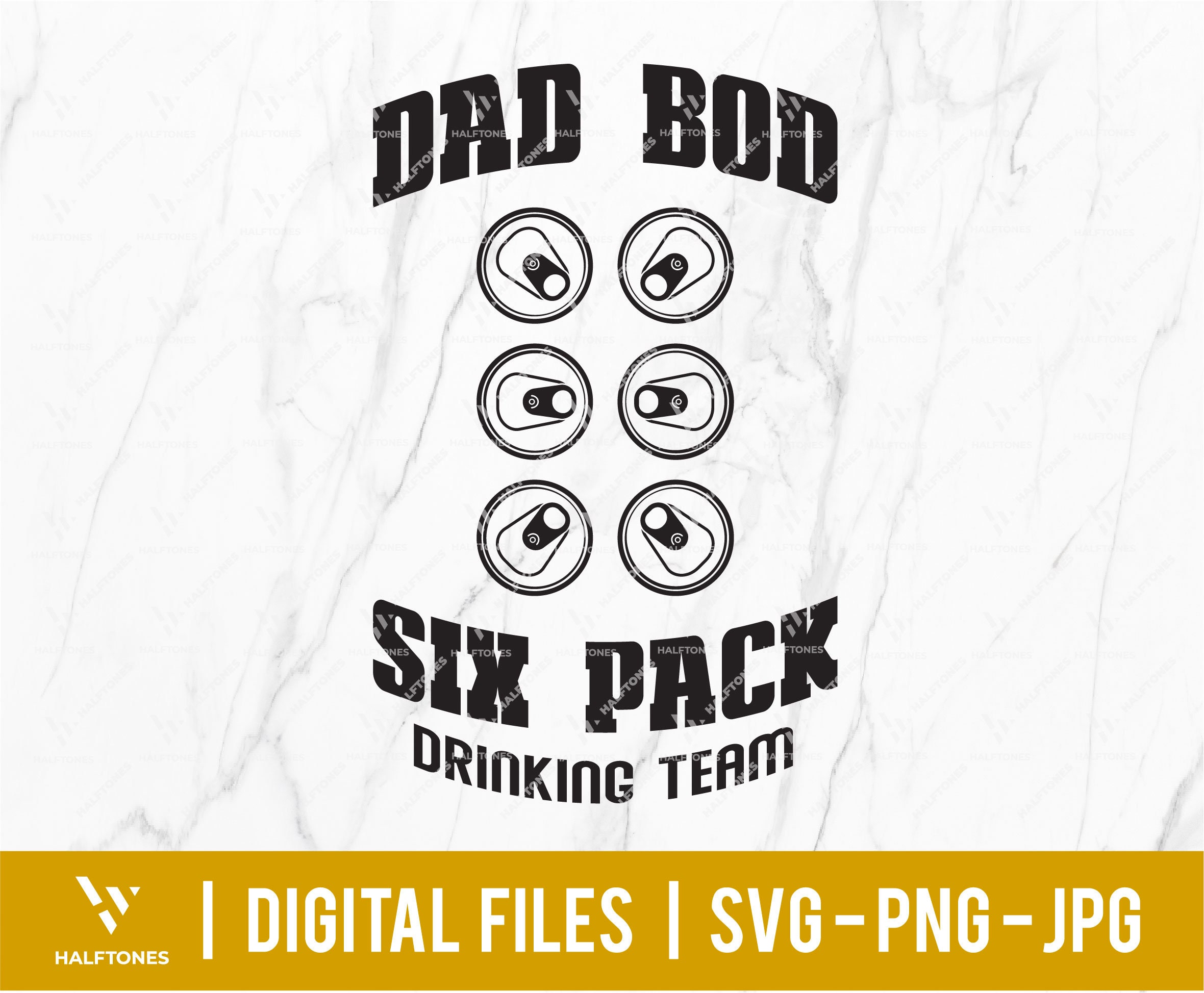 Dad Bod Six Pack Drinking Team SVG Working on My Six Pack - Etsy