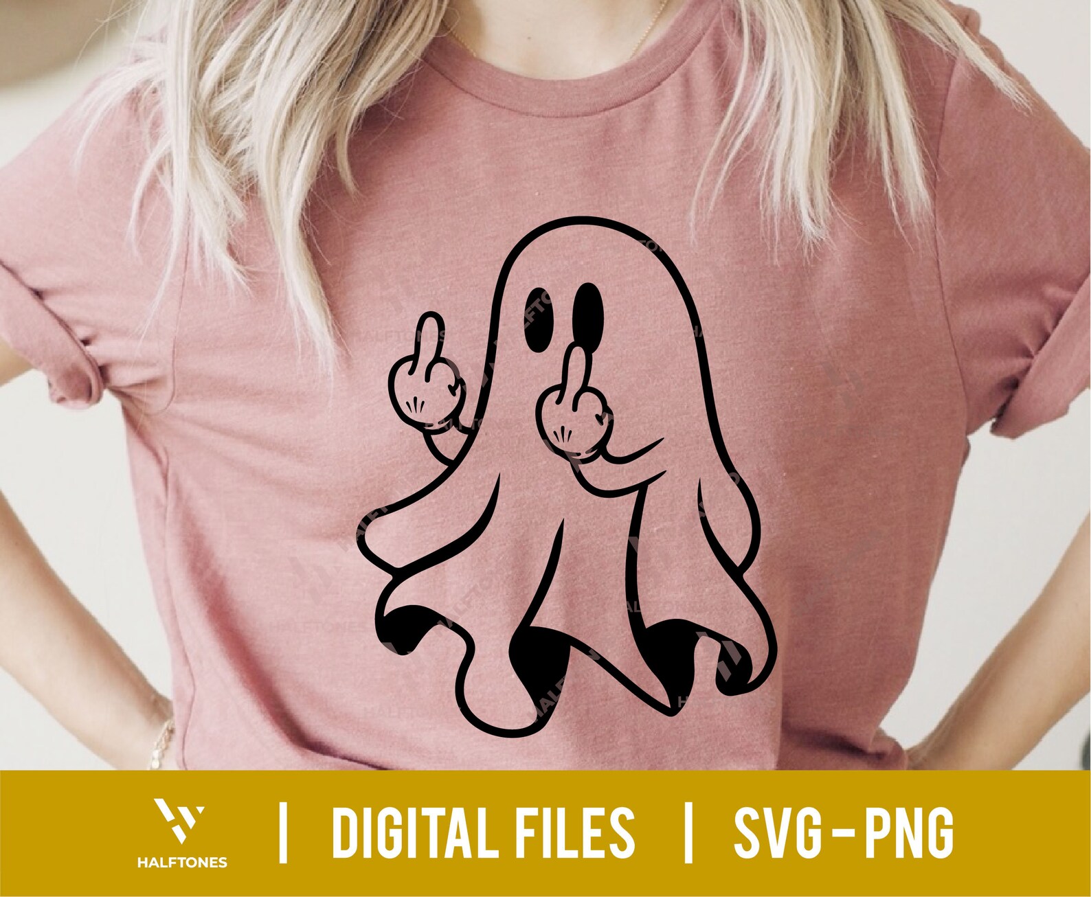 Ghost Middle Finger Svg, Ghost Svg, Halloween Svg, Cute Ghost Halloween ...