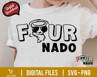 Four Nado Birthday Svg, 4th Birthday Svg, Birthday Boy Svg, Fourth ...