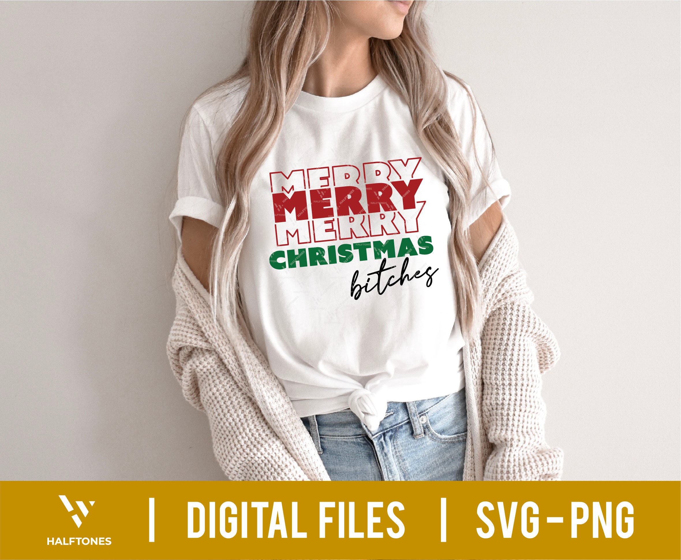 Merry Christmas SVG Funny Christmas Svg Merry Fucking - Etsy