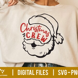 Christmas Crew Svg, Santa Claus Svg, Family Christmas Shirts Svg ...