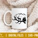 Caribou Deer Antler Scene SVG Wildlife Cut File Hunting - Etsy