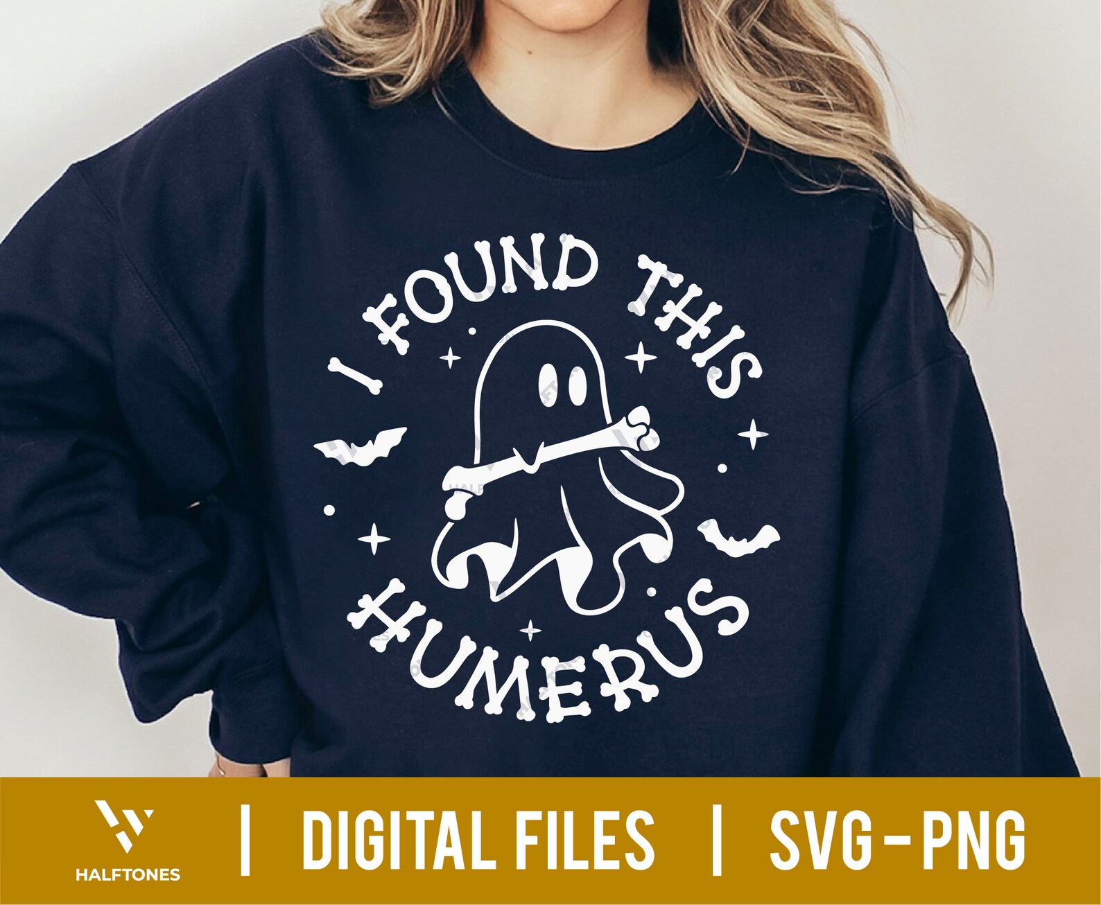I Found This Humerus SVG, Halloween Svg, Bone Joke Svg, Funny Halloween ...