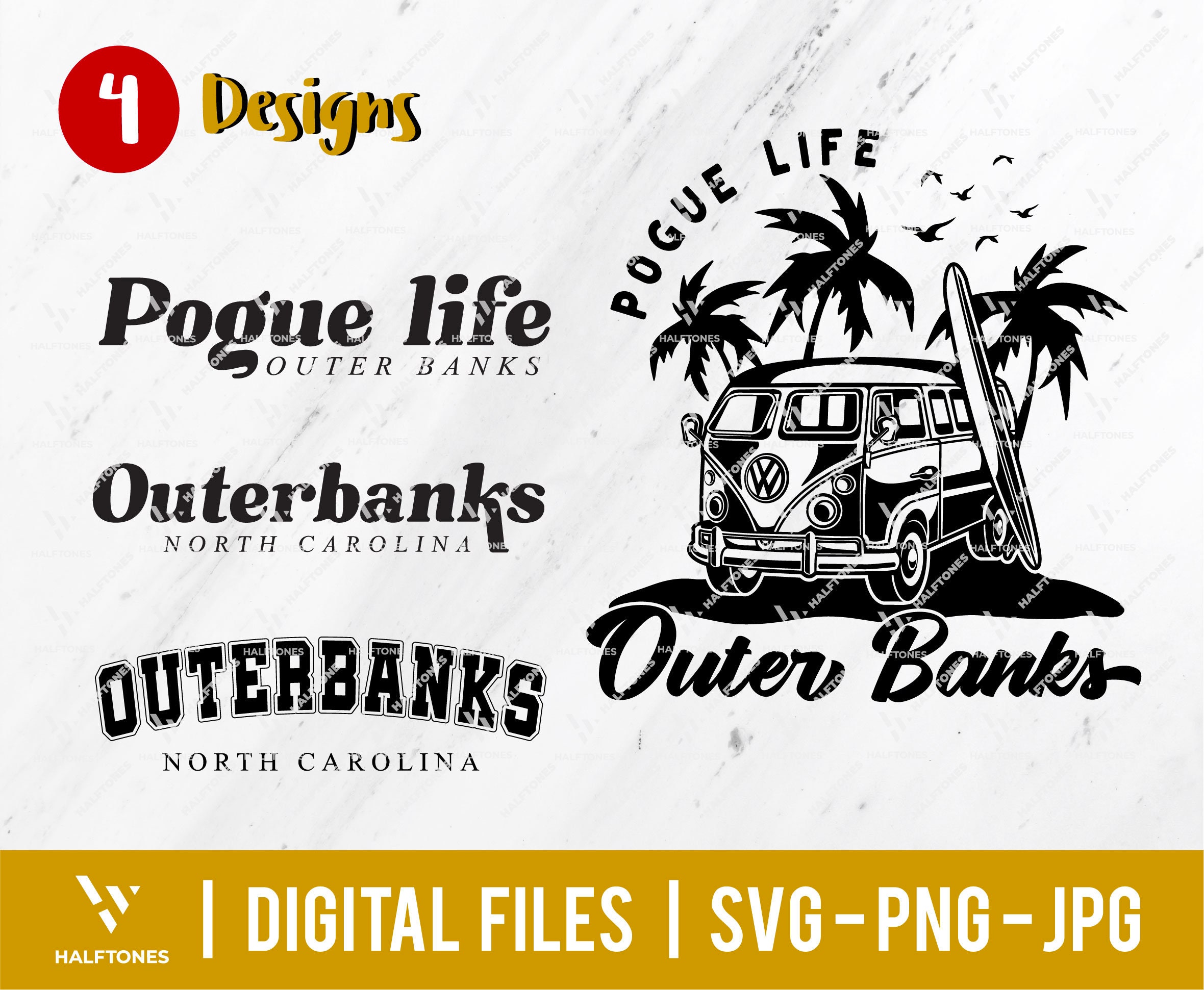 Outerbanks Svg Pogue Life Svg Outer Banks Sublimation North | Etsy