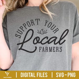 Support Your Local Farmers Svg, Farm Svg, Livestock Svg, Farming Svg ...